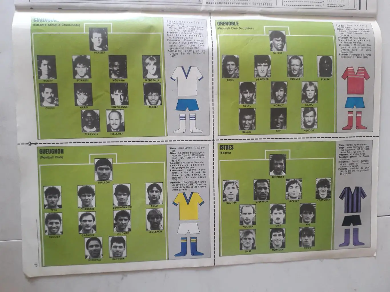 France Football 1985 nr 2053
