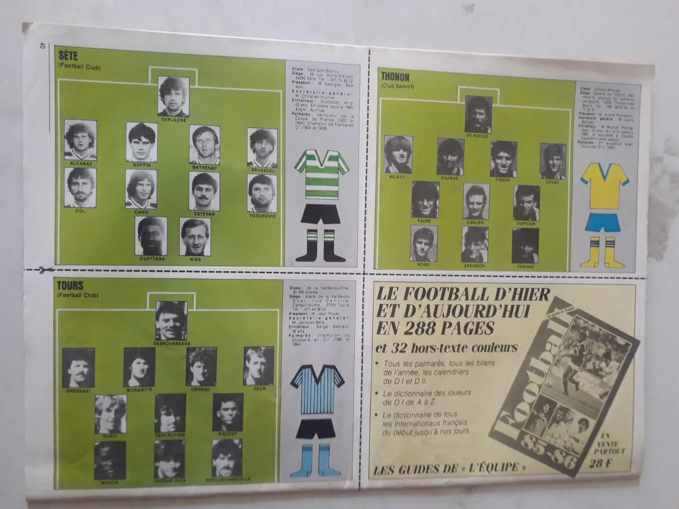 France Football 1985 nr 2053