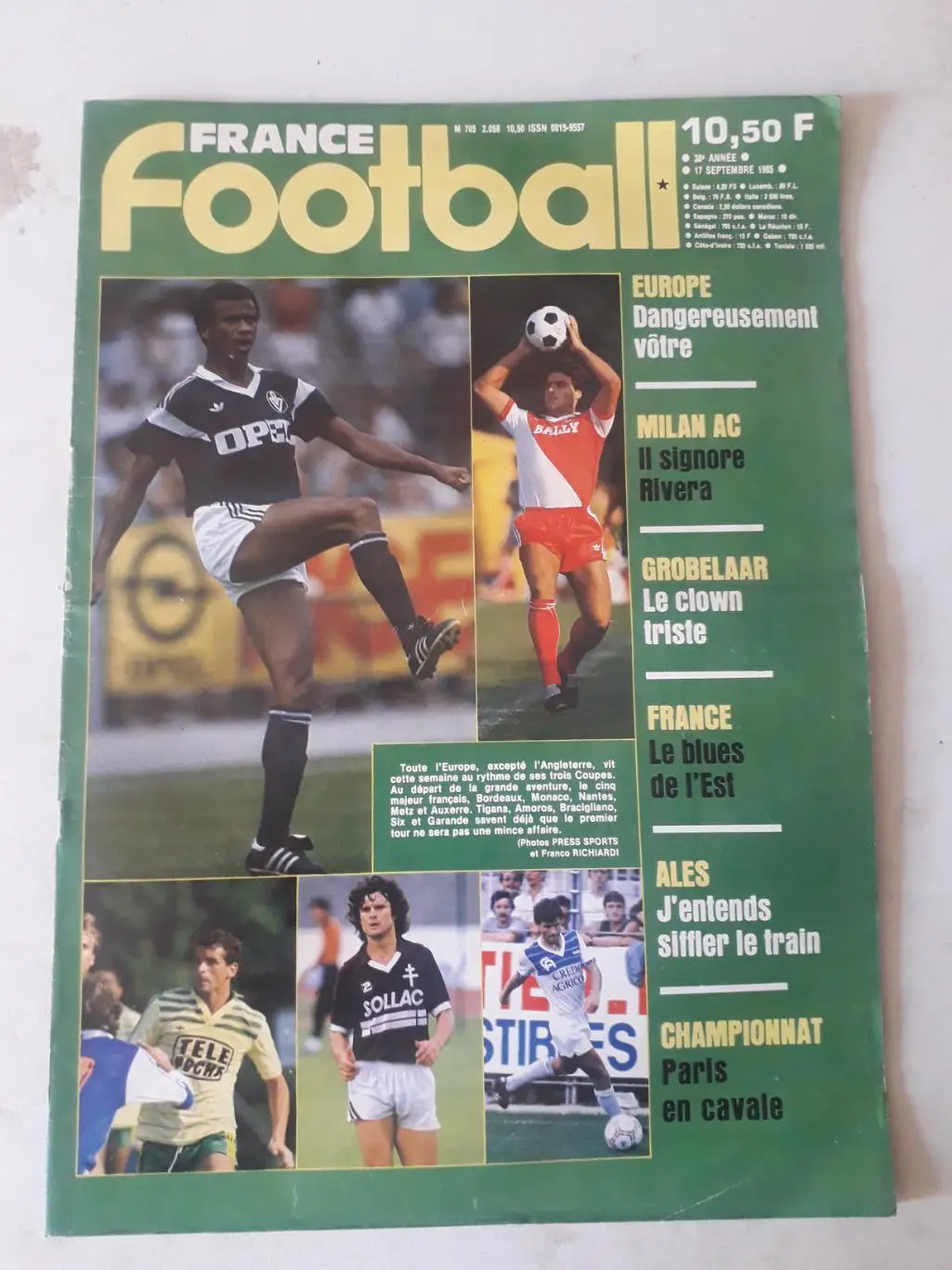 France Football 1985 nr 2058
