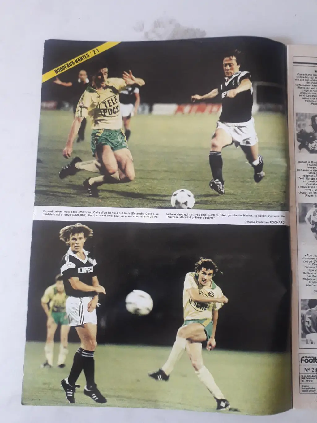 France Football 1985 nr 2058
