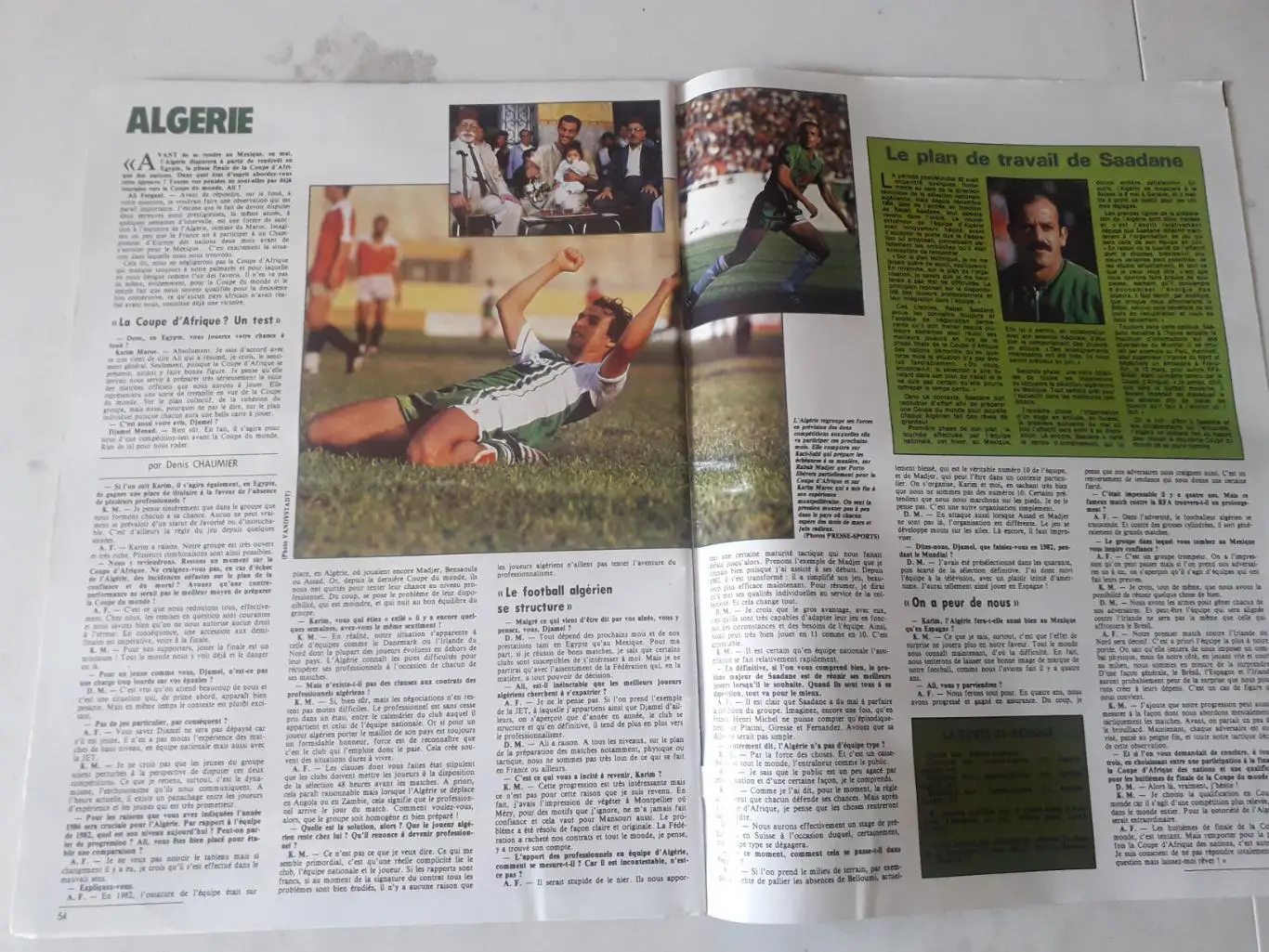 France Football 1986 nr 2082