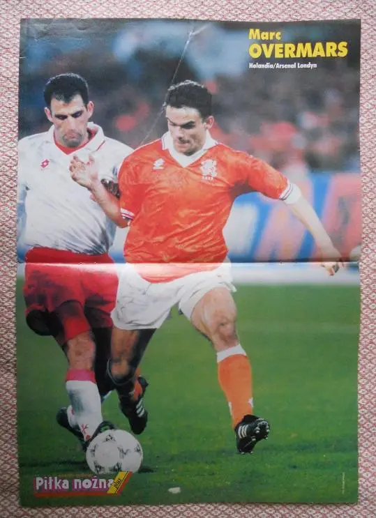 постер футбол М Овермарс Нідерланди Marc Overmars Netherlands football ...