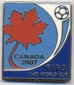Чемпіонат Світу U20 2007 Канада ЕМАЛЬ World cup U20 Canada football pin ...