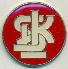 футбольний клуб ЛКС Лодзь Польща важмет LKS Lodz Poland football pin badge