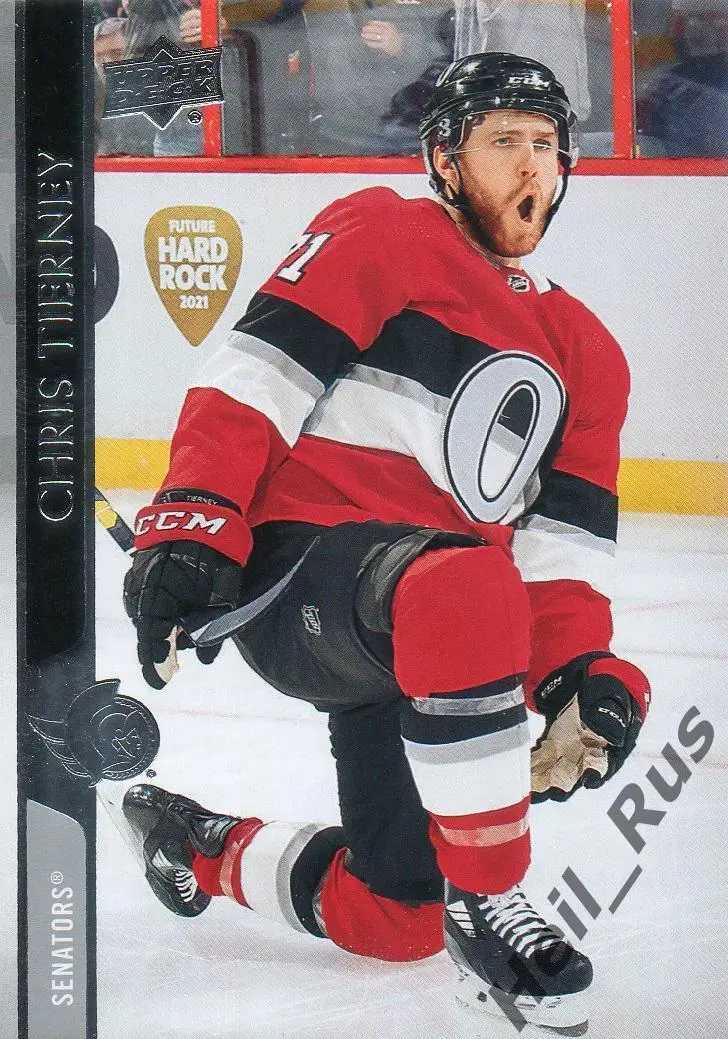 Хоккей Карточка Chris Tierney Крис Тирни Ottawa Senators Оттава ...